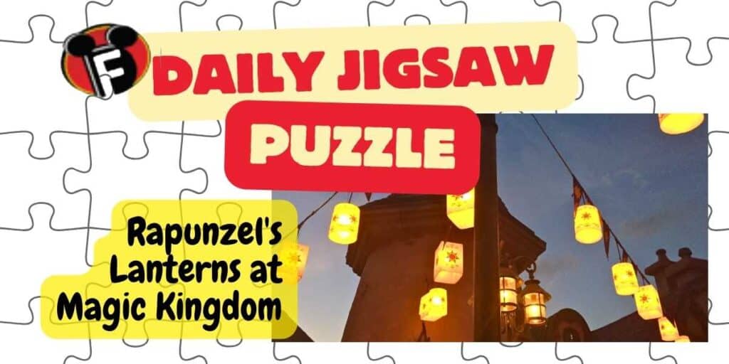 Disney Jigsaw Puzzle: Rapunzel's Lanterns at Magic Kingdom