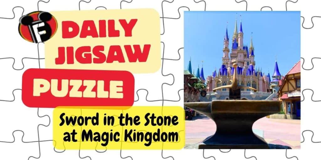 Disney Jigsaw Puzzle: Sword in the Stone at Magic Kingdom
