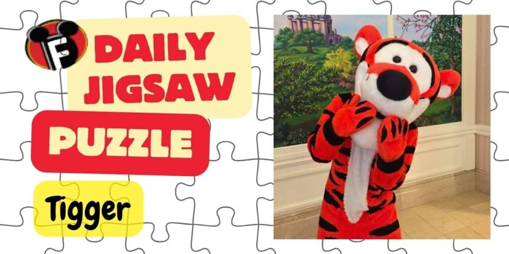 Disney Jigsaw Puzzle: Tigger : Disney Fanatic
