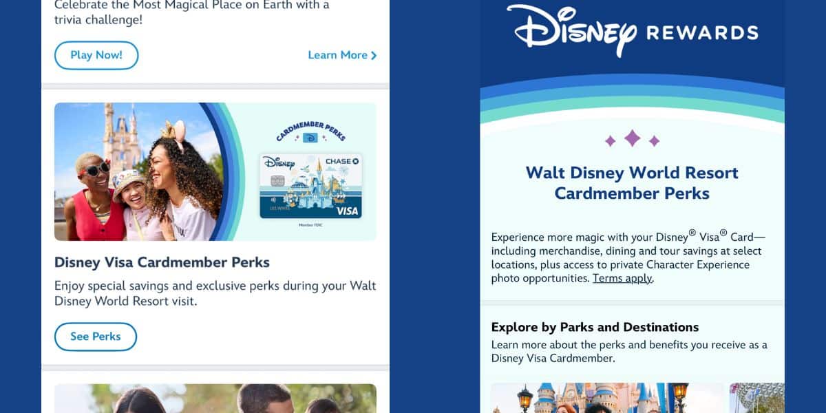 My Disney Experience Added a Disney Visa Feature That Changes ...